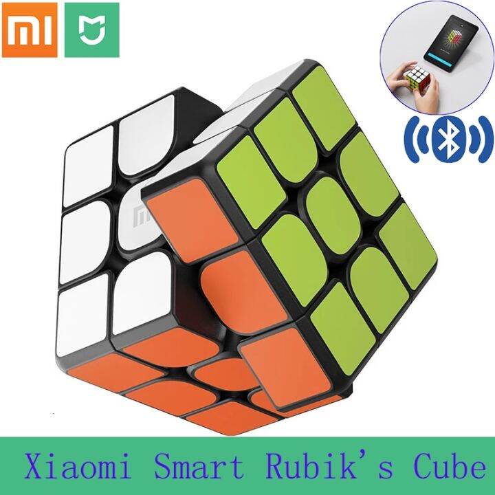 Smart Magic Cube Mi Smart Rubik's Cube Work With Mijia APP Timing Bluetooth Connect Racing ...