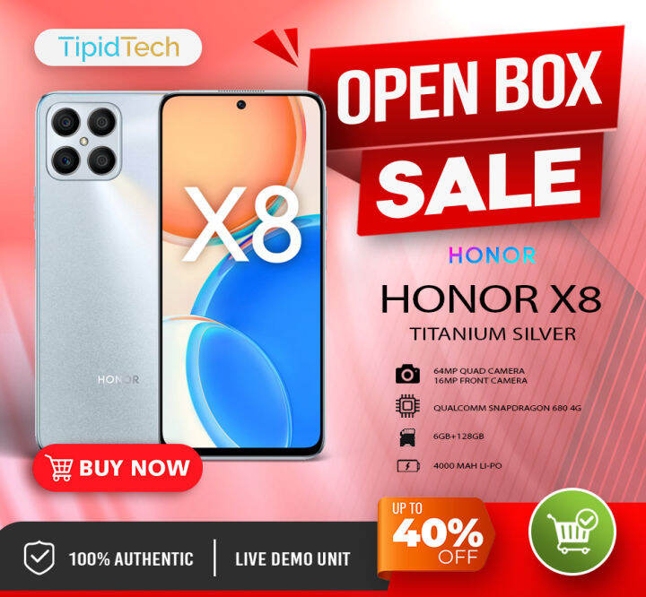 Honor X8 6Gb+128Gb [Open Box] | Lazada PH