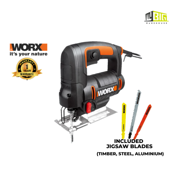 WORX WX-477 JIGSAW (550W, 20MM STROKE LENGTH, DUST BLOWER, 3100SPM ...