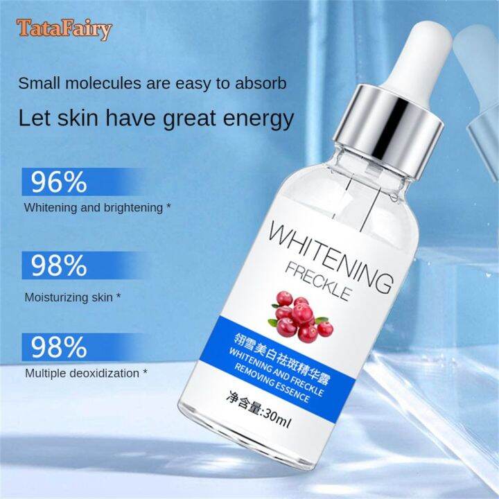 Tattie new plus LINGXUE Effective Whitening Serum Remove Dark Spots Freckle Essence Anti-Aging ...