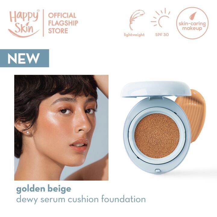 fast shipping Happy Skin Second Skin Dewy Serum Cushion Foundation ...