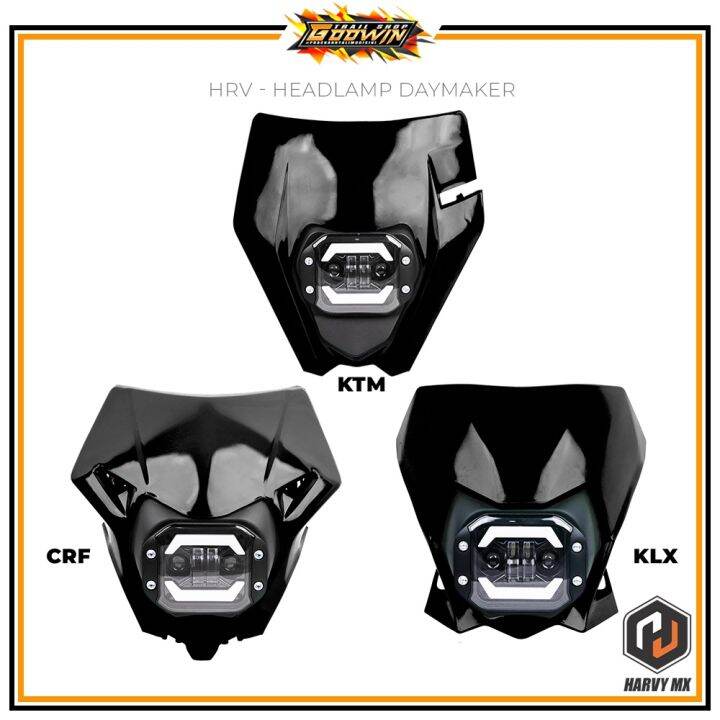 Reflector Headlamp LED DAYMAKER HRV LED Headlight CRF 150L KLX BIGFOOT ...