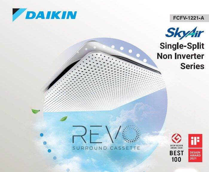 Daikin cassette 2.0HP / 2.5HP / 3.0HP Sky PREMIUM REVO CassAir /ette ...