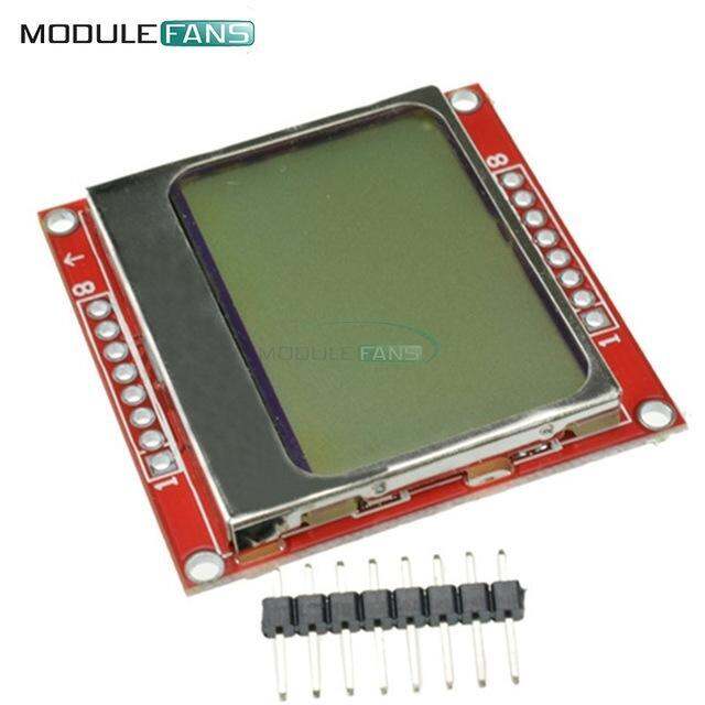 LCD Module Display Monitor White Backlight Adapter pcB 84*48 84x48 5110 ...