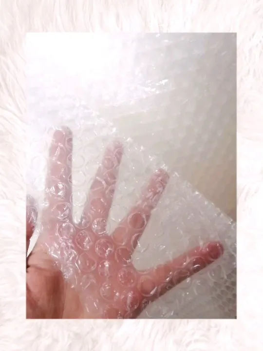 COD BUBBLE WRAP 40x100 CRYSTAL WHITE VIRGIN MATERIAL | Lazada PH