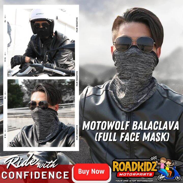 ORIGINAL MOTOWOLF BALACLAVA FULL FACE MASK ORIGINAL | Lazada PH