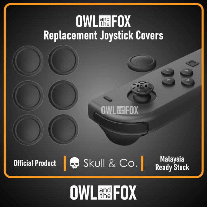 Skull & Co Joycon Replacement Joystick Covers For Nintendo Switch OLED ...