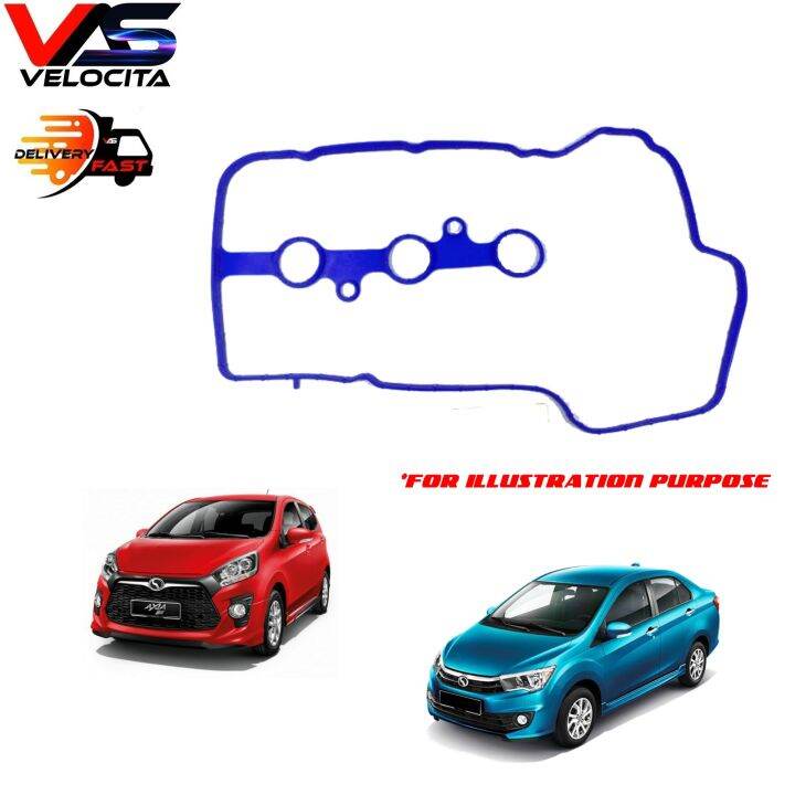SILICONE VALVE ROCKER COVER GASKET PERODUA AXIA BEZZA 1.0 | Lazada