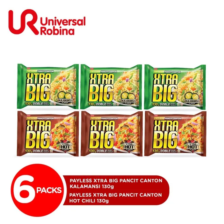PX Grocer 3packs Payless Xtra Big Pancit Canton Kalamansi 130G Payless ...