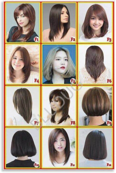 Haircut Posters For Barbershop Haircuts For Woman Poster Womens ...