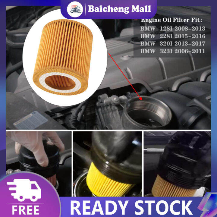 【BaiC💥】Engine Oil Filter Kit with 86MM Oil Filter Wrench OE:11427566327 ...