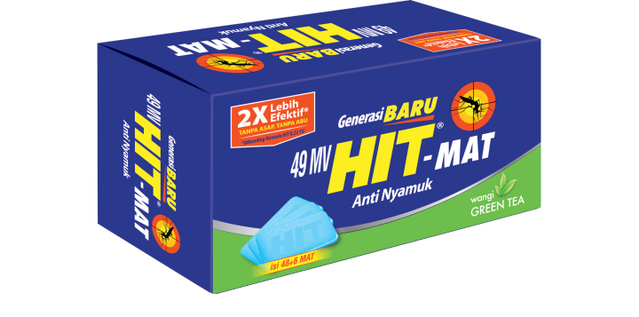 HIT MAT Refill GREEN TEA 48+6S -Isi Ulang Obat Nyamuk Elektrik | Lazada Indonesia
