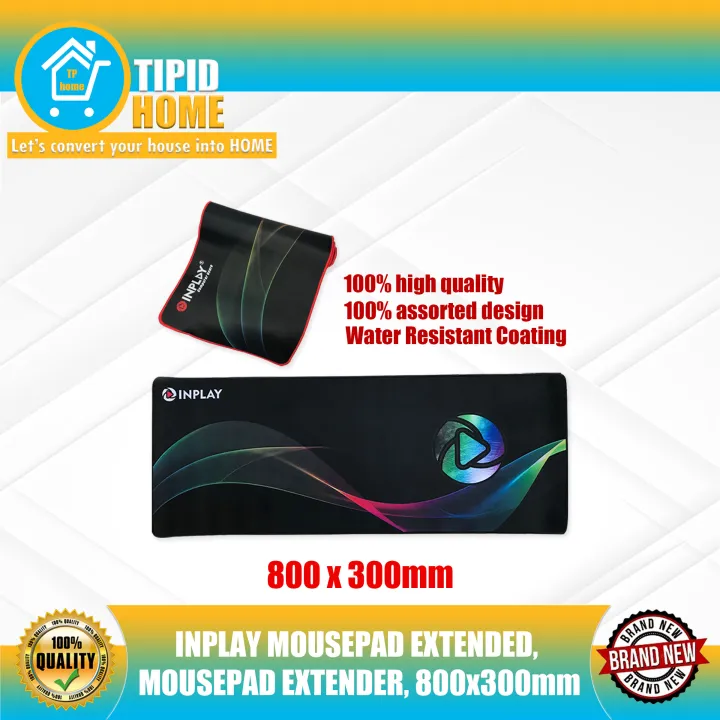 INPLAY MOUSEPAD EXTENDED, MOUSEPAD EXTENDER, 800x300mm | Lazada PH
