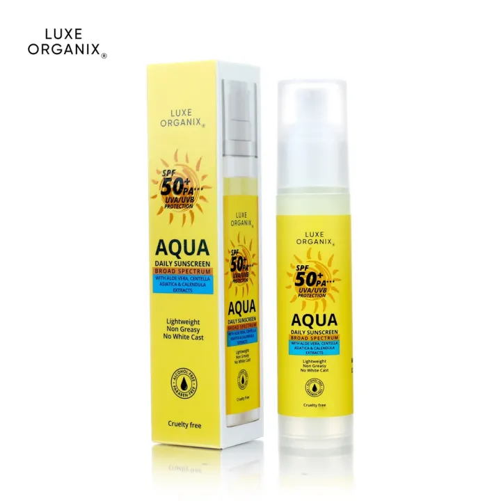 Luxe Organix Aqua Daily Sunscreen 50Ml | Lazada PH