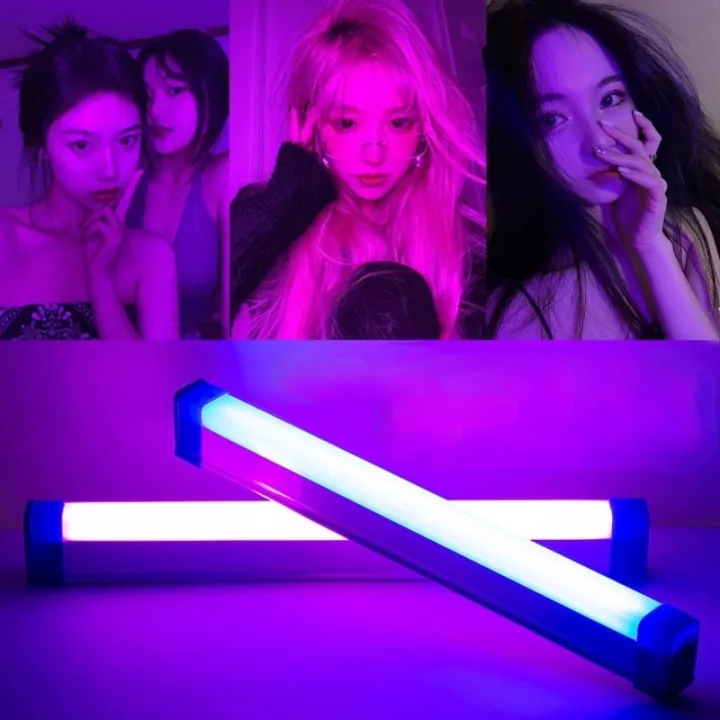 ๑ ☻NEW Available☻ Tiktok Portable LED RGB light tube USB rechargeable ...