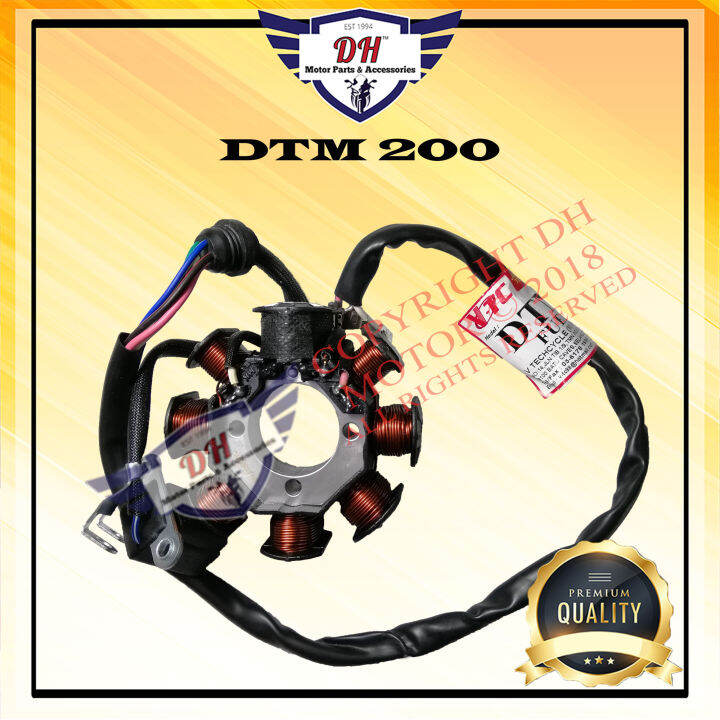 DTM 200 FUEL COIL / MAGNET STARTER COIL DEMAK | Lazada