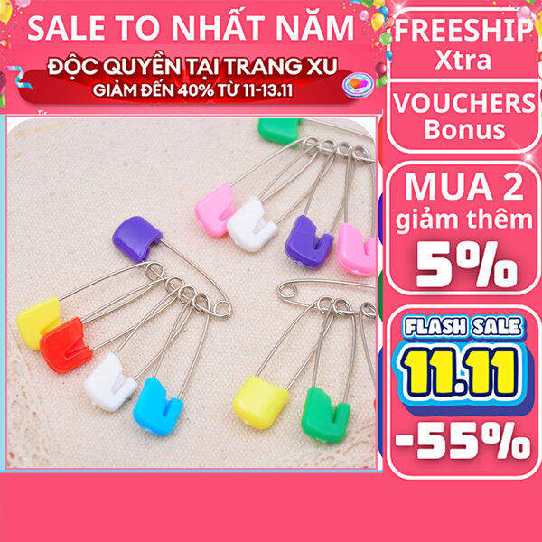 Túi 20 kim băng an toàn dài 5.3cm kim băng đa dụng cỡ lớn kim băng ...
