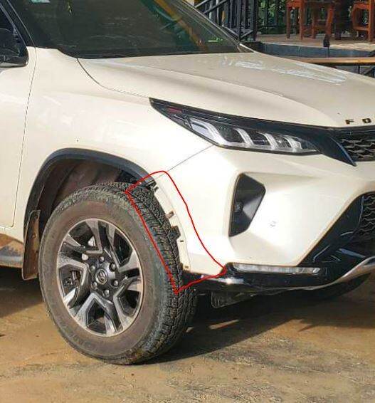 (ของแท้) 52112-YP040 ปลายคิ้วซุ้มล้อหน้า ส่วนต่อกันชน ล้อฝั่งขวา หรือ ...