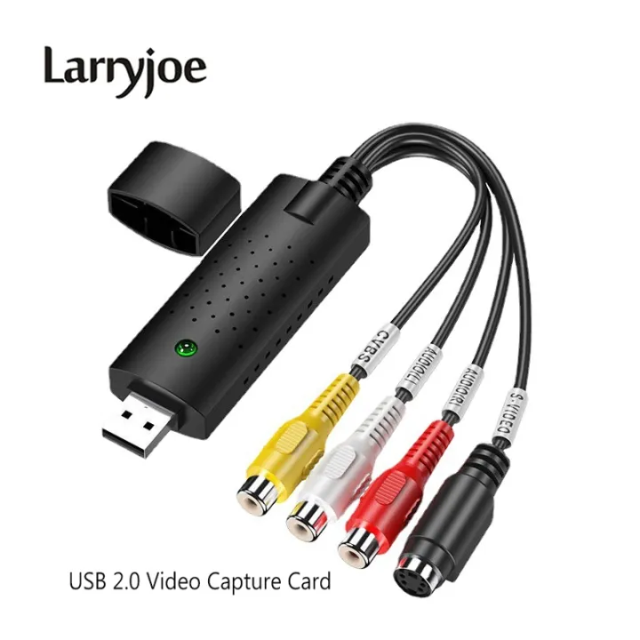 USB 2.0 Video Capture Card Video Audio Converter TV DVD VHS Audio ...
