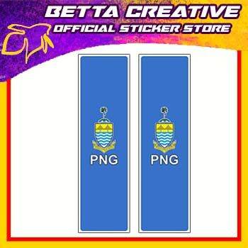 Car Plat Sticker - Pulau Pinang Penang CP Jata [ Betta Creative ] | Lazada
