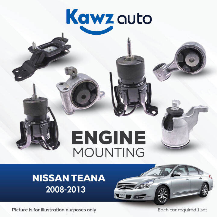 KAWZ NISSAN TEANA J32 (2008-2013) ENGINE MOUNTING - [SET] | Lazada