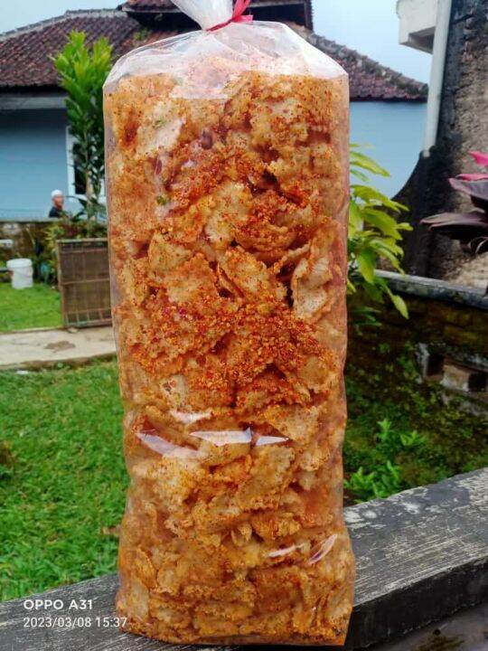 camilan keripik moring,keripik aci,keripik pedas,gurih halal snack ...