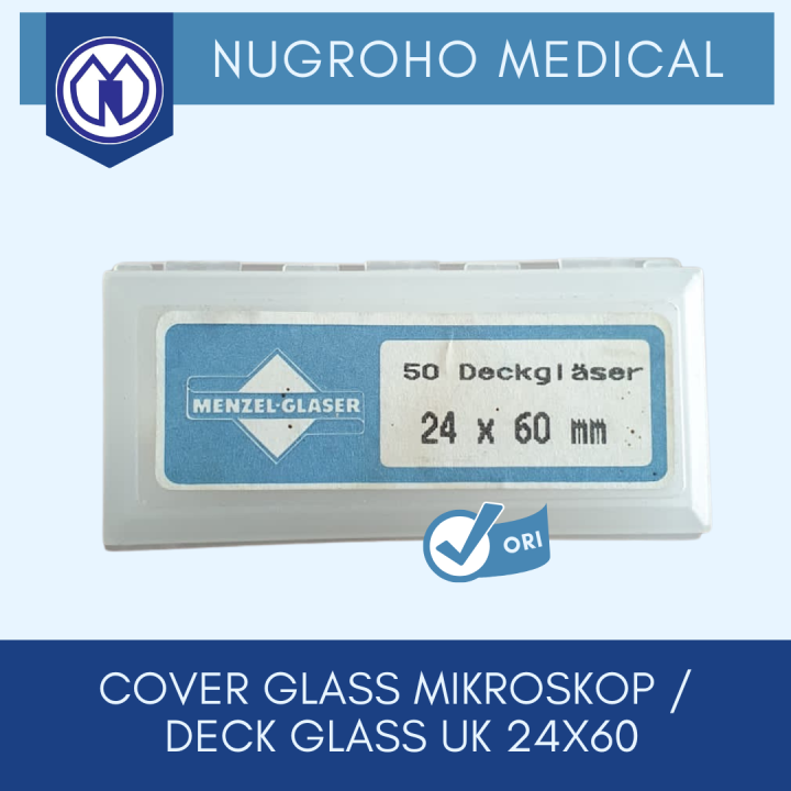 COVER GLASS MIKROSKOP / DECK GLASS uk 24x60 | Lazada Indonesia