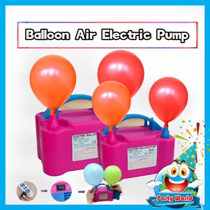 🎉 Electric Balloon Pump Double Hole Electric Balloon Inflator Pump ...