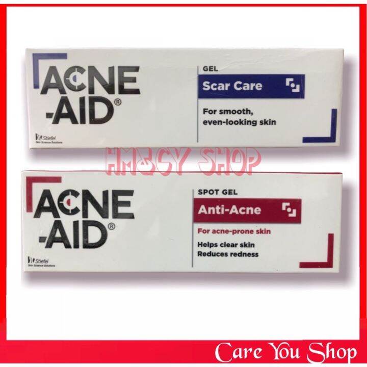 ACNE-AID SCAR CARE GEL 10G แอคเน่-เอด เจลสการ์แคร์ / ACNE-AID SPOT GEL ...