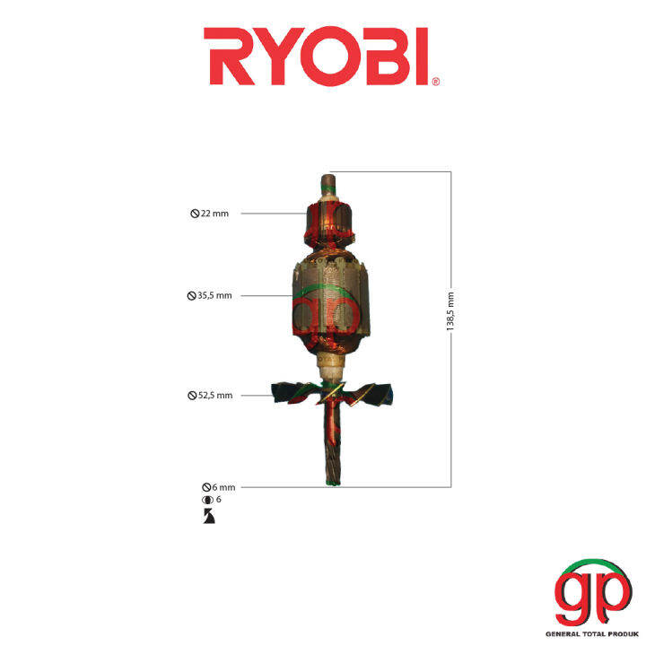 Armature / Angker HJ 50 Ryobi Mesin Gergaji HJ50 Jigsaw | Lazada Indonesia