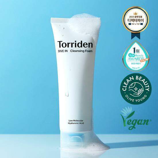 【现货】Torriden DIVE-IN Low Molecular Hyaluronic Acid Cleansing Foam150ml ...