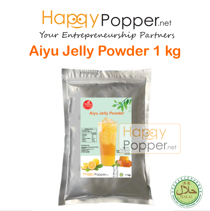 Happypopper Ai Yu Jelly Powder 1kg Ai Yu Bing Halal Topping Premix Powder Ice Jelly Jeli Ais ...