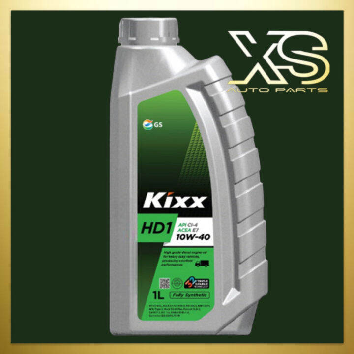 KIXX HD1 10W40 1 LITERS (1 Liters) DIESEL ENGINE OIL FULLY SYNTHETIC ...