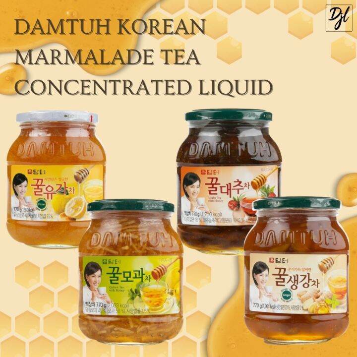 Damtuh Korean Marmalade Tea Concentrated Liquid 770g 1 Toples | Lazada Indonesia