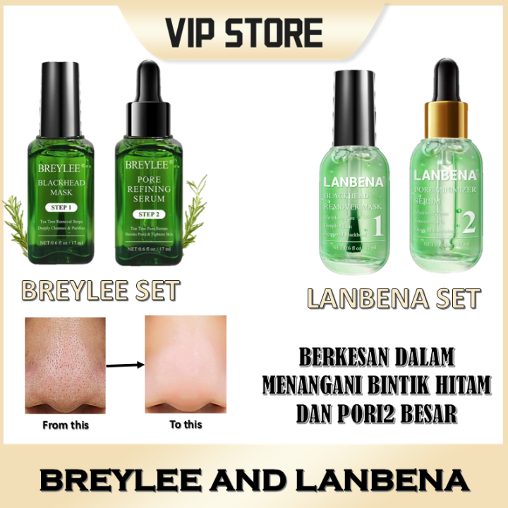 VIP BREYLEE LABENA TEA TREE OIL BLACKHEAD REMOVER PORE REFINING SERUM ...