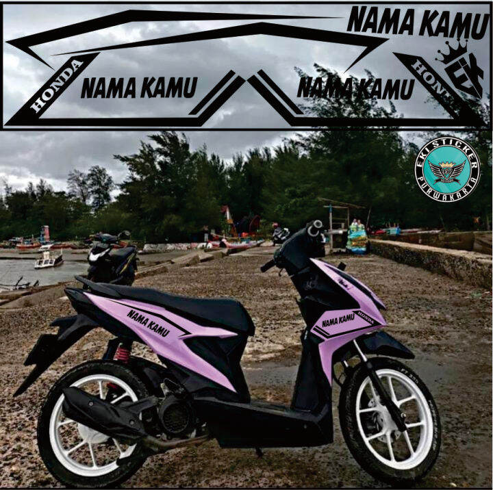 sticker cutting sticker beat deluxe vareasi sticker custom nama cuting ...