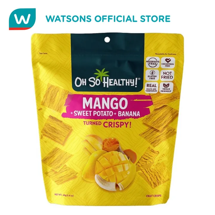 OH SO HEALTHY Coconut Purple Yam Banana Turned Crispy! 40g | Lazada PH
