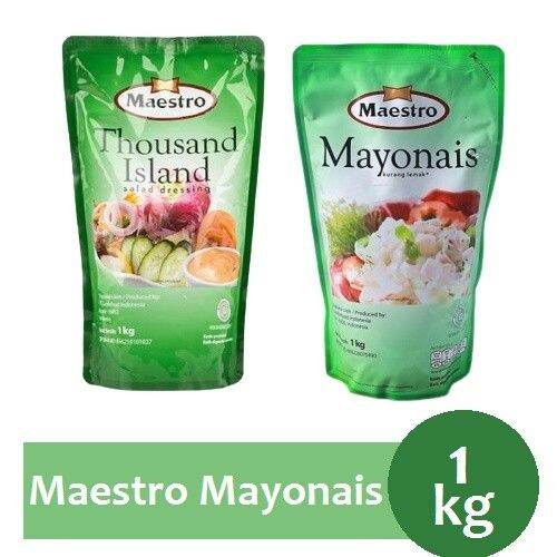 Maestro Mayonnaise Original | Thousand Island 1 Kg Pouch | Lazada Indonesia