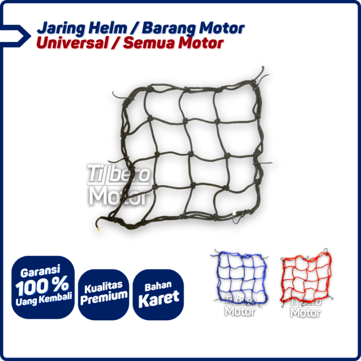 Jaring Helm Barang Motor Universal Karet Tebal | Lazada Indonesia