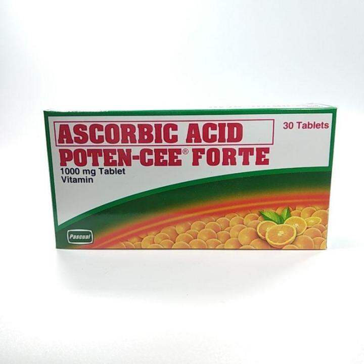 Potencee forte 1g tab 30's (Ascorbic Acid) | Lazada PH
