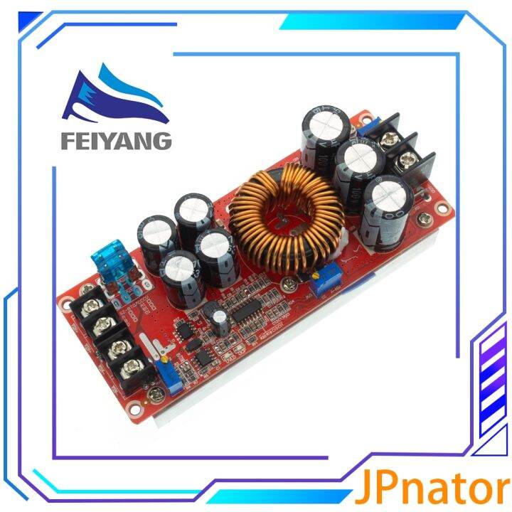 JPnator New 8 60V to 12 83V 1200W 20A DC Converter Car Step up Power ...