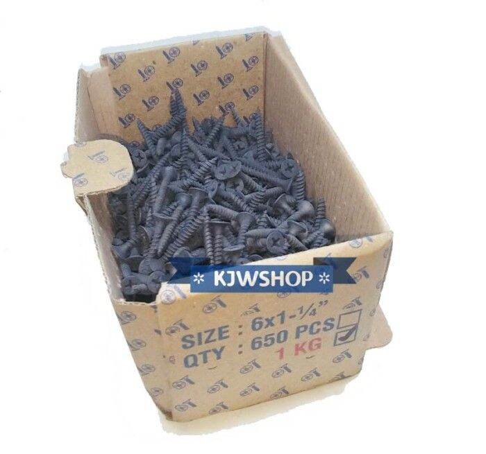 DryWall Sekrup Gypsum Sekrup Baja Hitam 6 mm x 4 cm | Lazada Indonesia