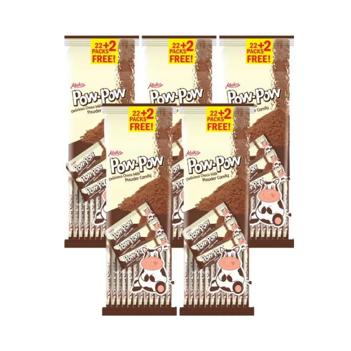 Keiko Pow-Pow Choco Milk Powder110G X 5 packs | Lazada PH