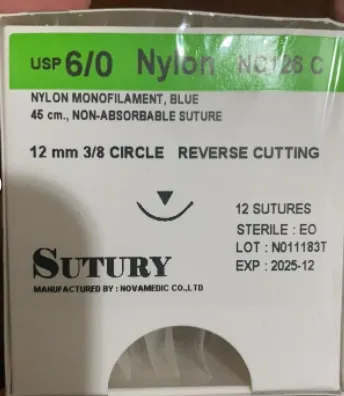 SUTURY Nylon Surgical Sutures 1 Doz/box. (12 Pcs/Box) | Lazada.co.th