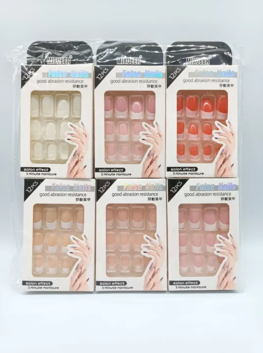 Kuku Palsu Aesthetic / Kuku Kukuan Palsu / Fake Nails Art | Lazada ...