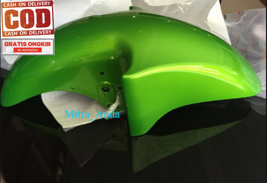 Spakbor Slebor Depan Ninja R warna ijo sepakbor Ninja 150 RR Old hijau ...