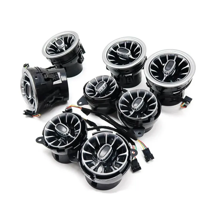 LED Air Condition AC Vent Outlet Turbo Style 64color Ambient Light For ...