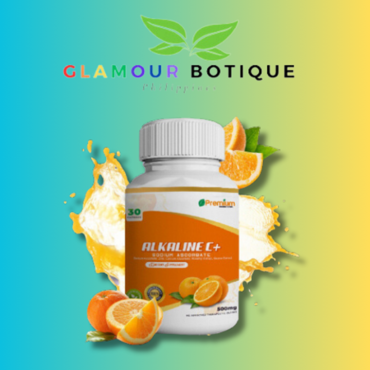 Premium Alkaline C Vitamin 30 capsules 500mg with ZINCSodium Ascorbate ...