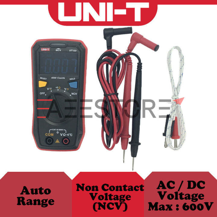 Uni-T UT 123 Pocket Sized Residential Multimeter | Lazada