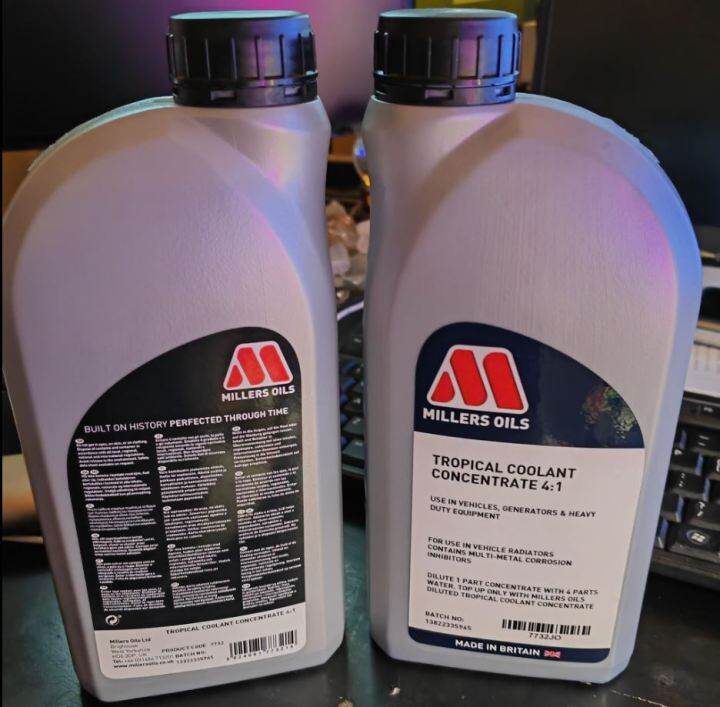 Millers High-Performance Coolant - UK Import | Lazada